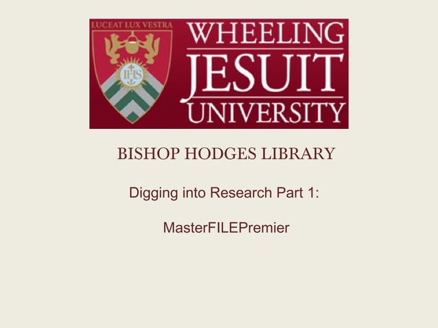 Masterfile premier | PPT