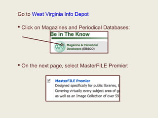 Masterfile premier | PPT