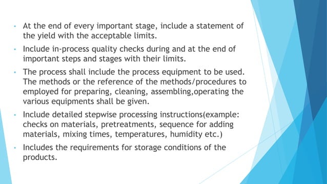 Master formula record | PPTX | Pharmaceutical Industry | Industries