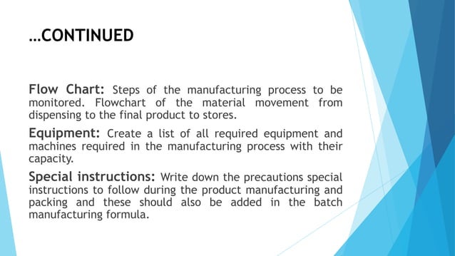Master formula record | PPTX | Pharmaceutical Industry | Industries