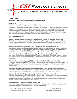 CSI Engineering Brochure | PDF