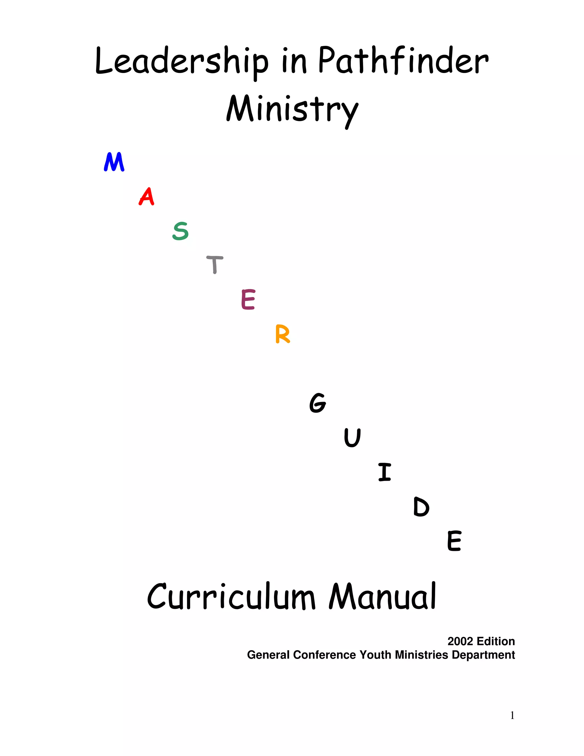 Master guide manual | PDF