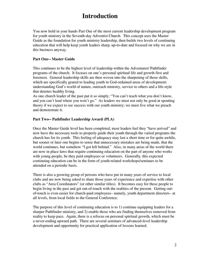 Master guide manual | PDF