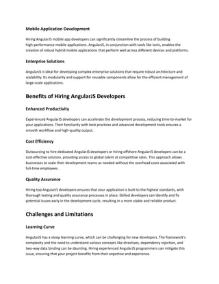 Master Guide to Hiring AngularJS Developers_ Frameworks, Benefits, and Best Practices | PDF ...