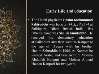 Hakim Kabiruddin Master healer of modern era.pptx