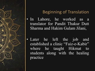 Hakim Kabiruddin Master healer of modern era.pptx