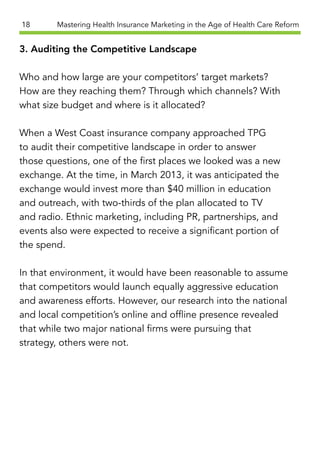 Master health insurance marketing | PDF