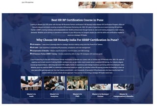 HR Business Partner Certification: A Clear Guide to Skills, Training ...