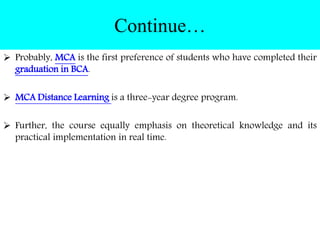 Master in computer applications (MCA) – scope & jobs, benefits ...