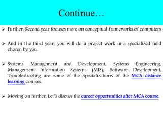 Master in computer applications (MCA) – scope & jobs, benefits ...