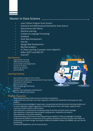Master in Data Science and Analytics | PDF