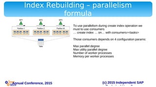 Master Index Rebuilding in ASE 15.7 | PPT