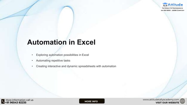 Mastering Advanced Excel Techniques Macros Vba And Automationpptx
