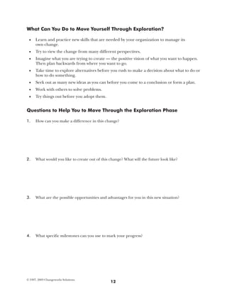 Mastering the Change Curve | PDF
