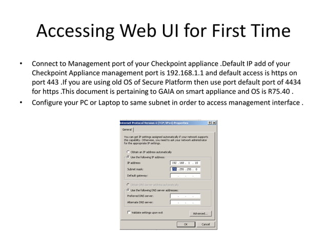 Mastering checkpoint-1-basic-installation | PPTX