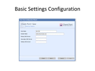 Mastering checkpoint-1-basic-installation | PPTX