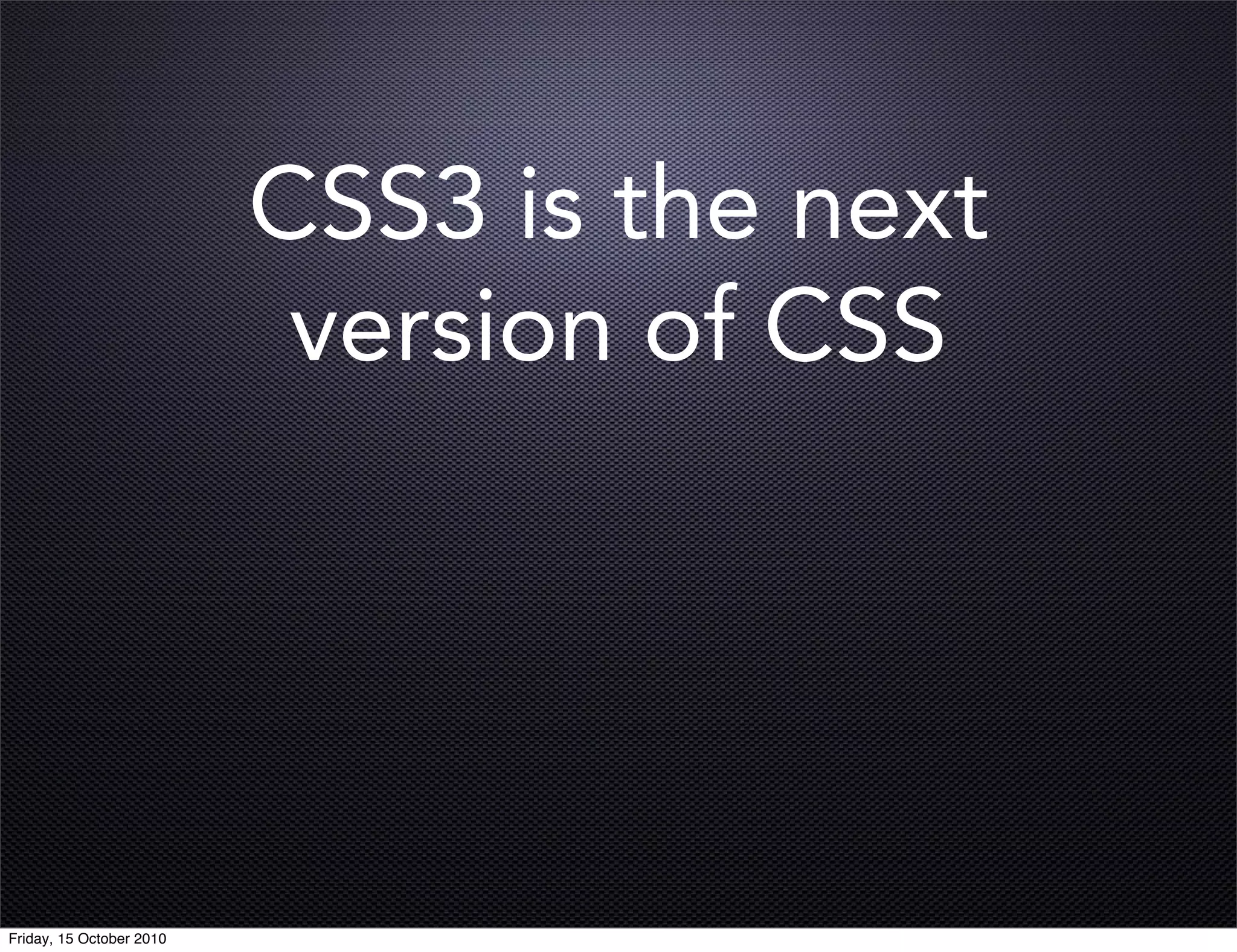 Mastering CSS3 Selectors