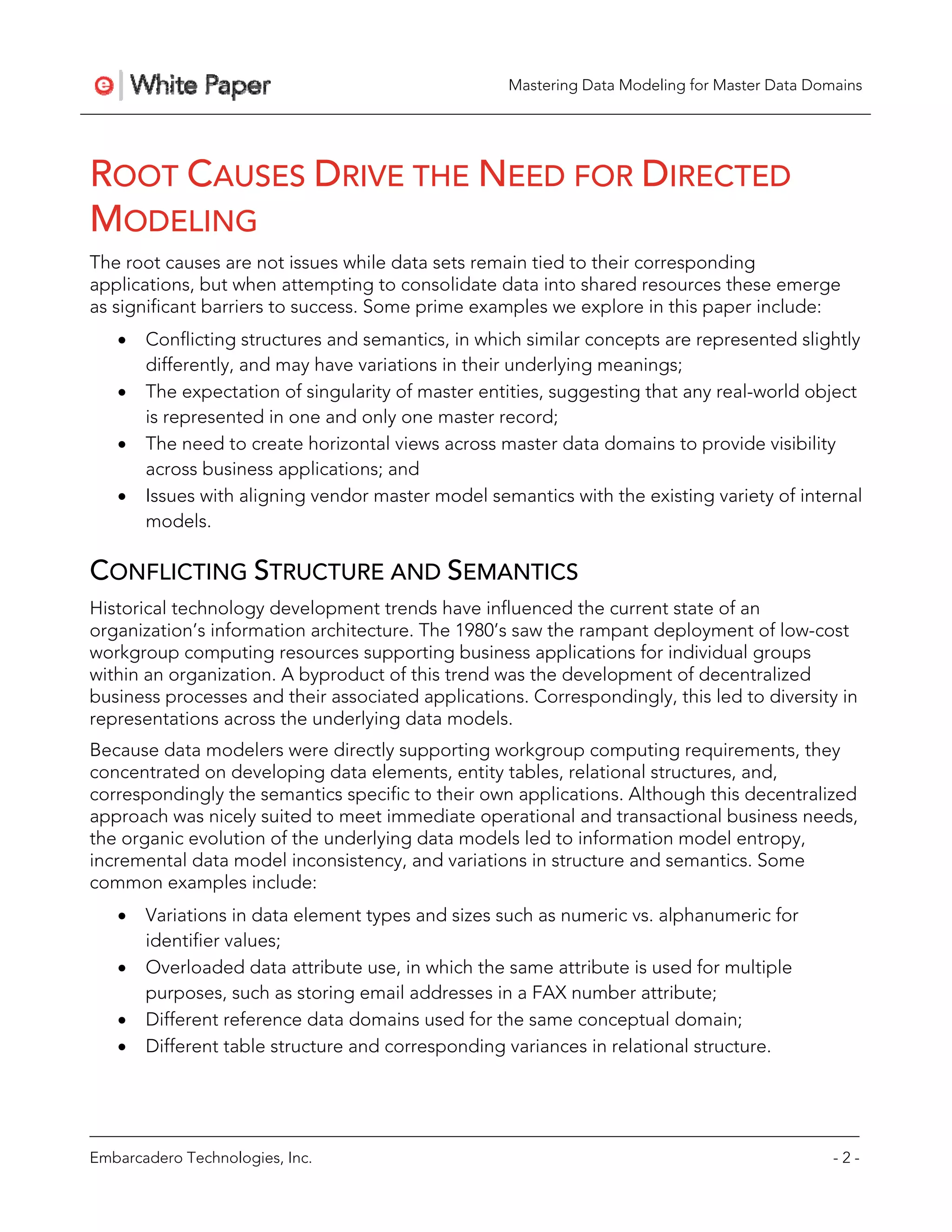 Mastering data-modeling-for-master-data-domains | PDF | Databases | Computer Software and ...