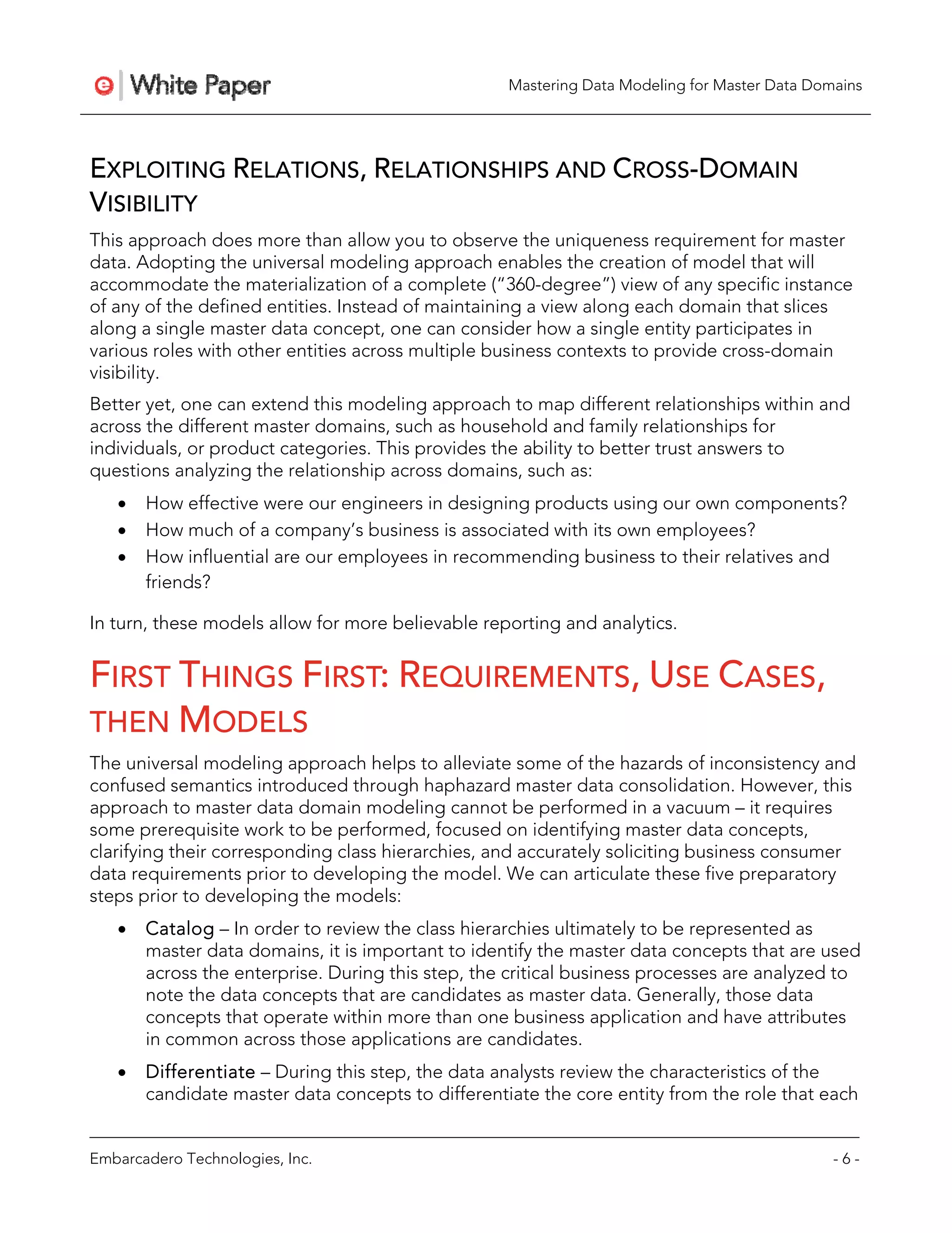 Mastering data-modeling-for-master-data-domains | PDF | Databases | Computer Software and ...