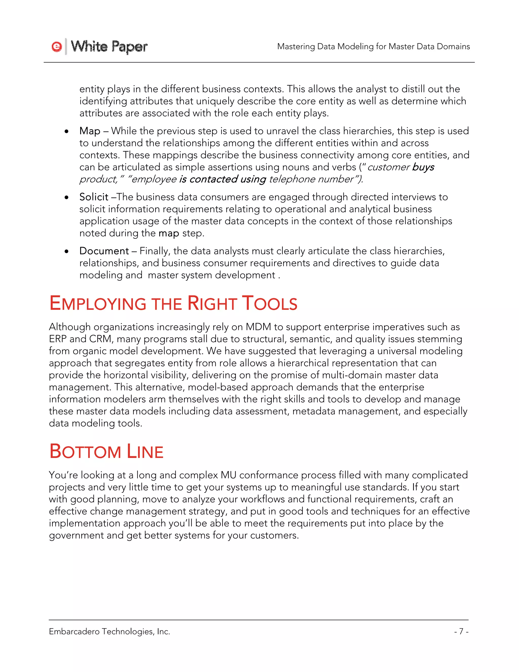 Mastering data-modeling-for-master-data-domains | PDF | Databases | Computer Software and ...