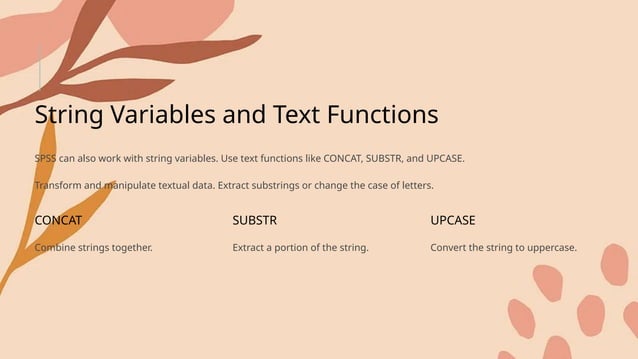 Compute-Variables-in-SPSS.pptx CAP - III | PPT