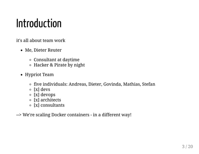 Mastering Docker on a Raspberry Pi | PPT