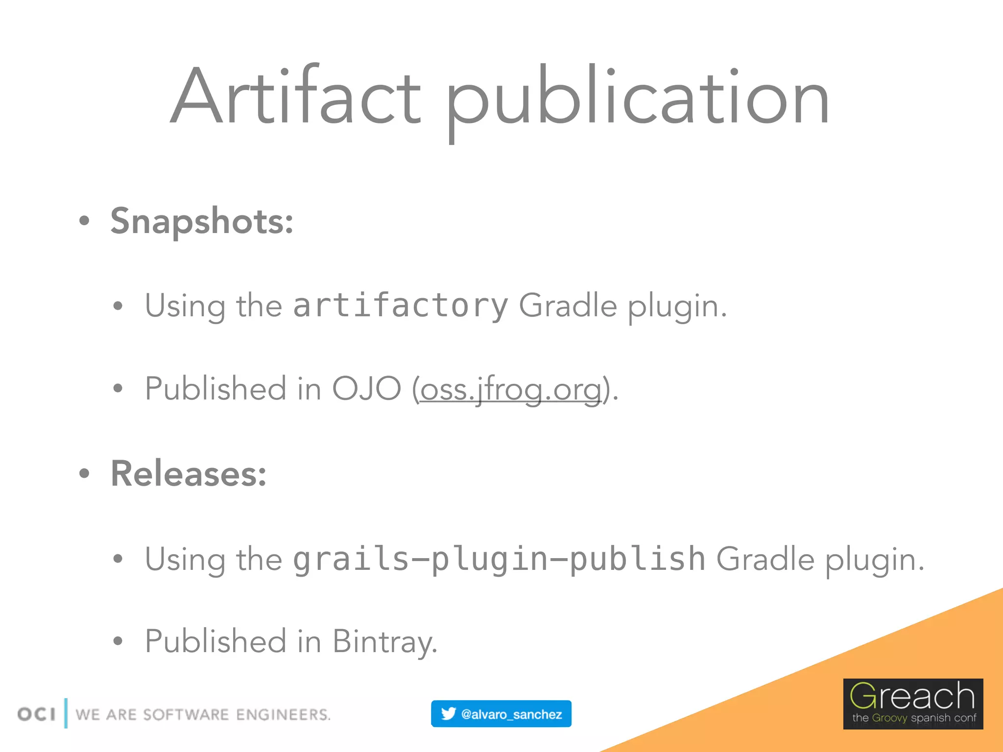 Mastering Grails 3 Plugins - Greach 2016 | PPT