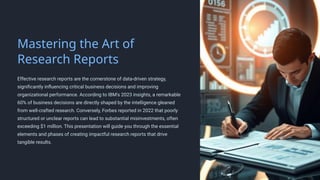 Research report writing, academic writing, report structure, data ...