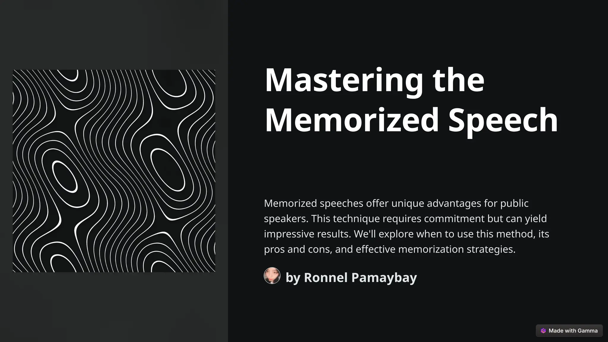 Mastering-the-Memorized -Speech.pptx