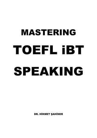 toefl speaking | PDF