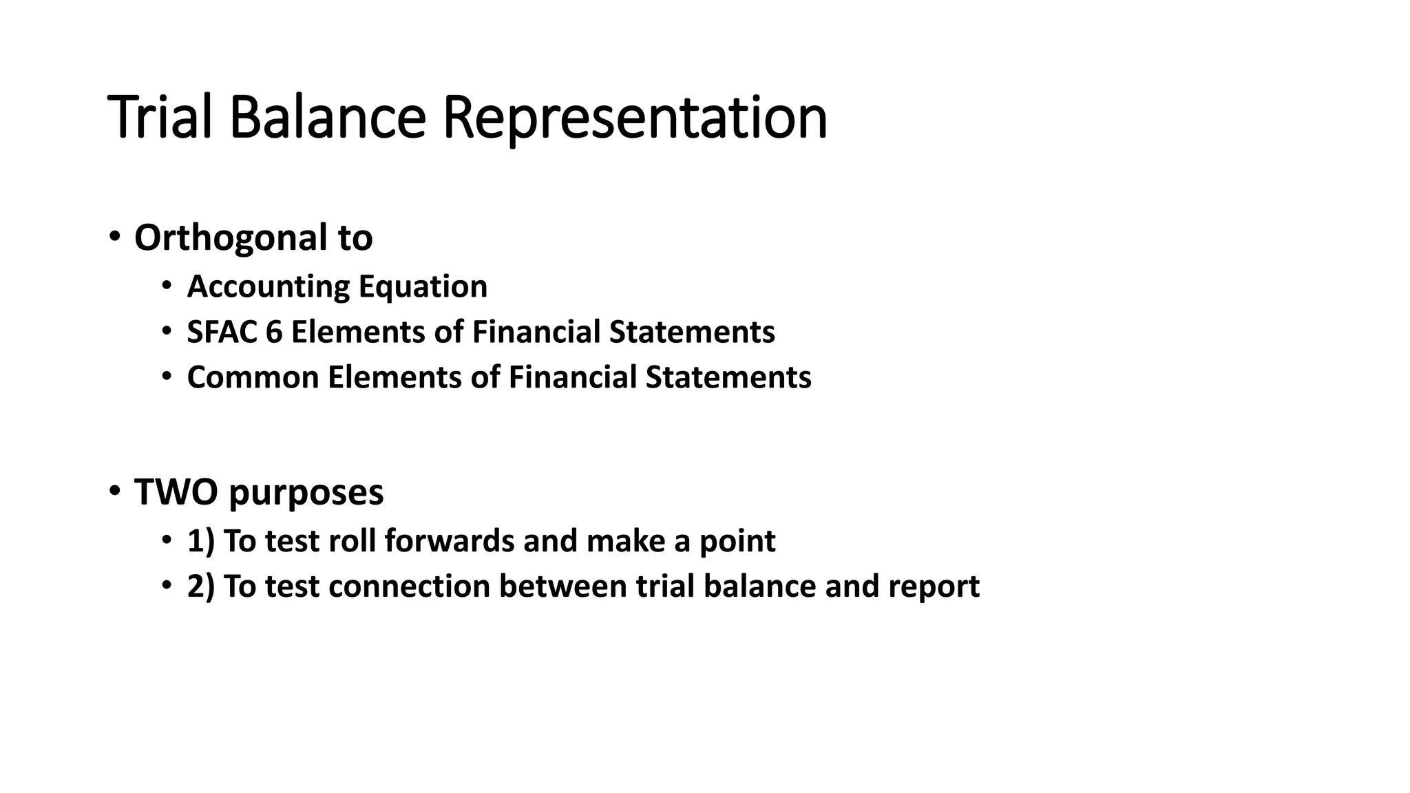 Trial Balance Representation in XBRL | PPTX