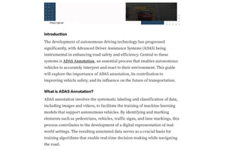 Mastering ADAS Annotation A Guide to Safer Autonomous Vehicles.pdf