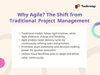Agile Project Management Tool for Smarter Delivery | Taskroup | DOCX