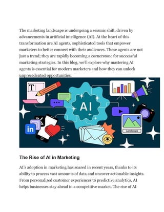 Mastering AI Agents, Essential Knowledge for Modern Marketers.pdf