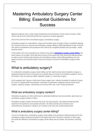 Mastering Ambulatory Surgery Center Billing_ Essential Guidelines for Success.pdf
