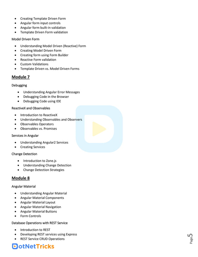 Mastering angular - Dot Net Tricks | PDF