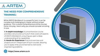 Mastering ANSYS Workbench Comprehensive Online Course for Engineers in ...