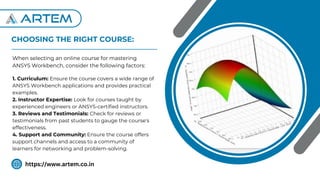 Mastering ANSYS Workbench Comprehensive Online Course for Engineers in ...