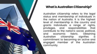 Mastering Australian Citizenship A Comprehensive Look at the ...
