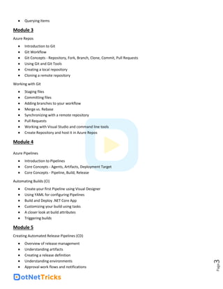 Mastering azure devOps - Dot Net Tricks | PDF | Cloud Computing | Internet