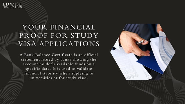 Mastering Bank Balance Certificates for Study Abroad Success. | PDF