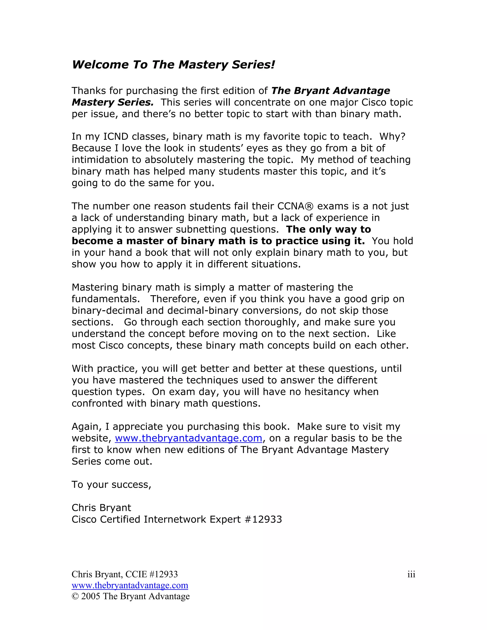 Mastering binary math_and_subnetting | PDF