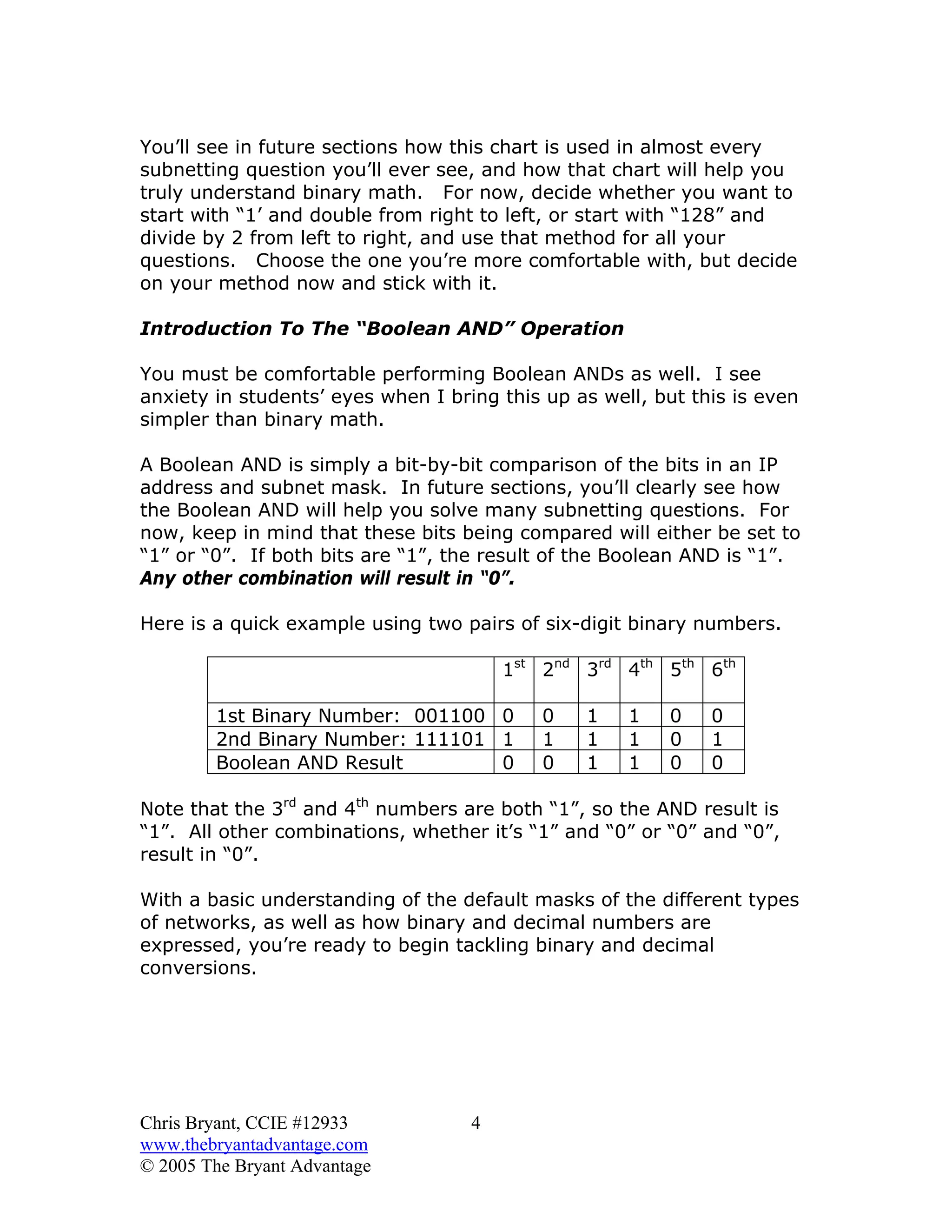 Mastering binary math_and_subnetting | PDF