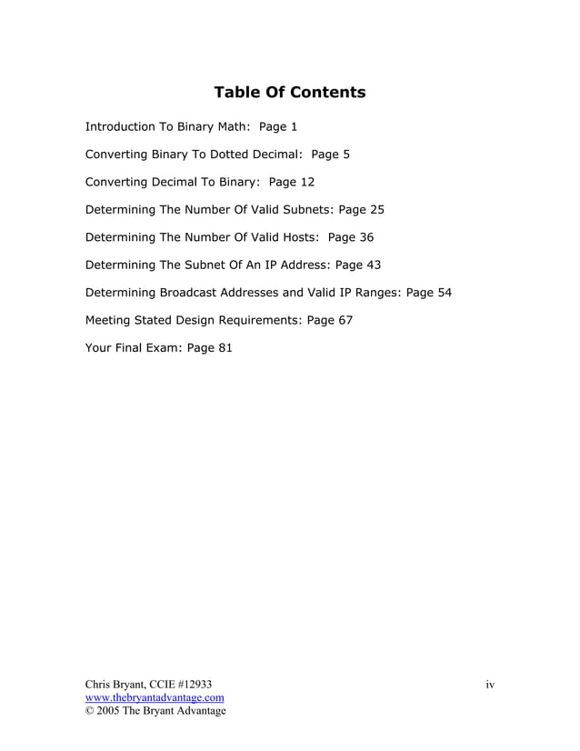 Mastering binary math_and_subnetting | PDF