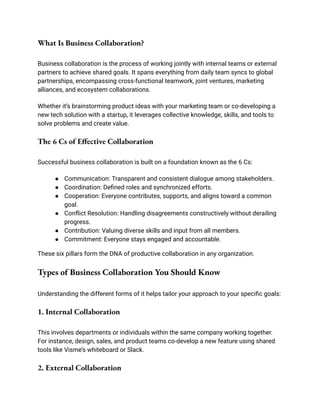 Mastering Business Collaboration_ Strategies, Tools & Templates for ...