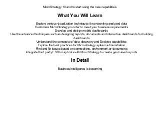 [Download] Mastering Business Intelligence with MicroStrategy