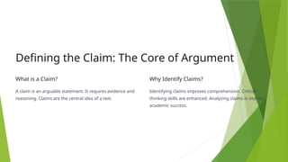 Mastering Claims A Guide to Critical Analysis.pptx