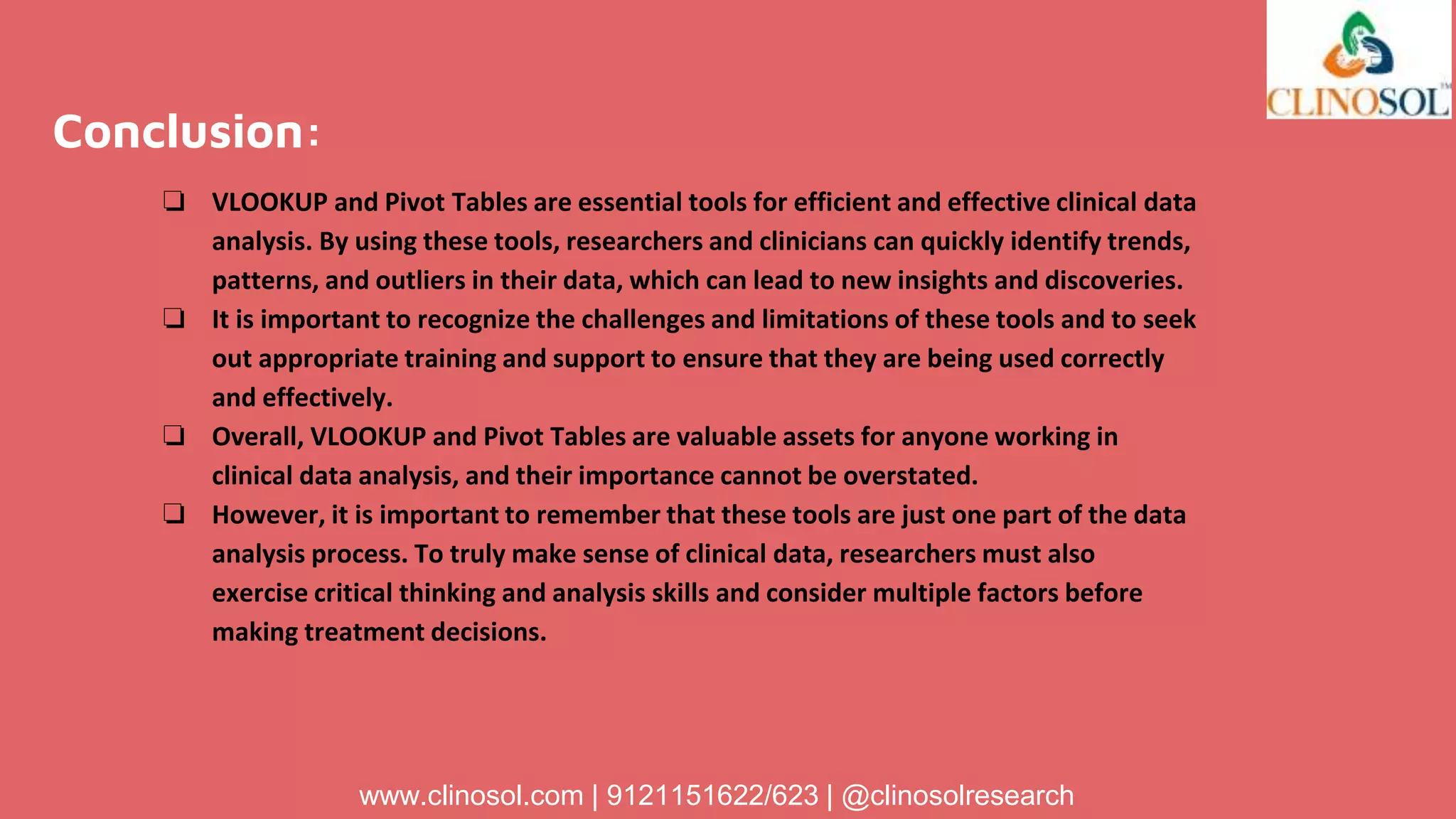 Mastering Clinical Data Analysis with VLOOKUP and Pivot Tables.pptx