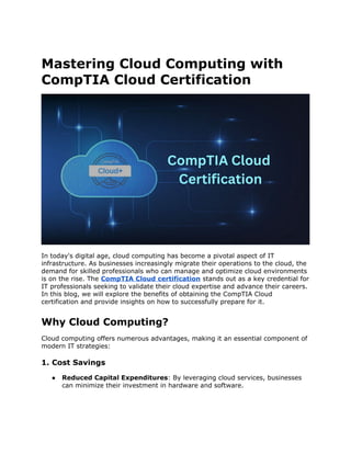 Mastering Cloud Computing with CompTIA Cloud Certification.docx