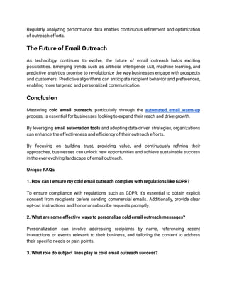 Mastering Cold Email Outreach_ The Automated Email Warm-Up Process.pdf
